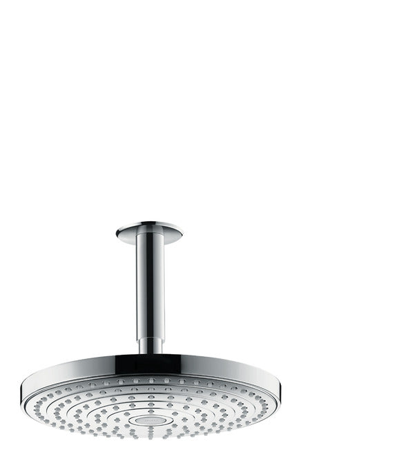 Hansgrohe Raindance Select S 240 2jet Chrome 240mm Overhead Shower Wit ...