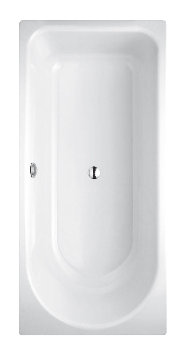 Bette Ocean 1700 X 700mm L/Hand Overflow Steel Shower Bath No Tap Hole ...
