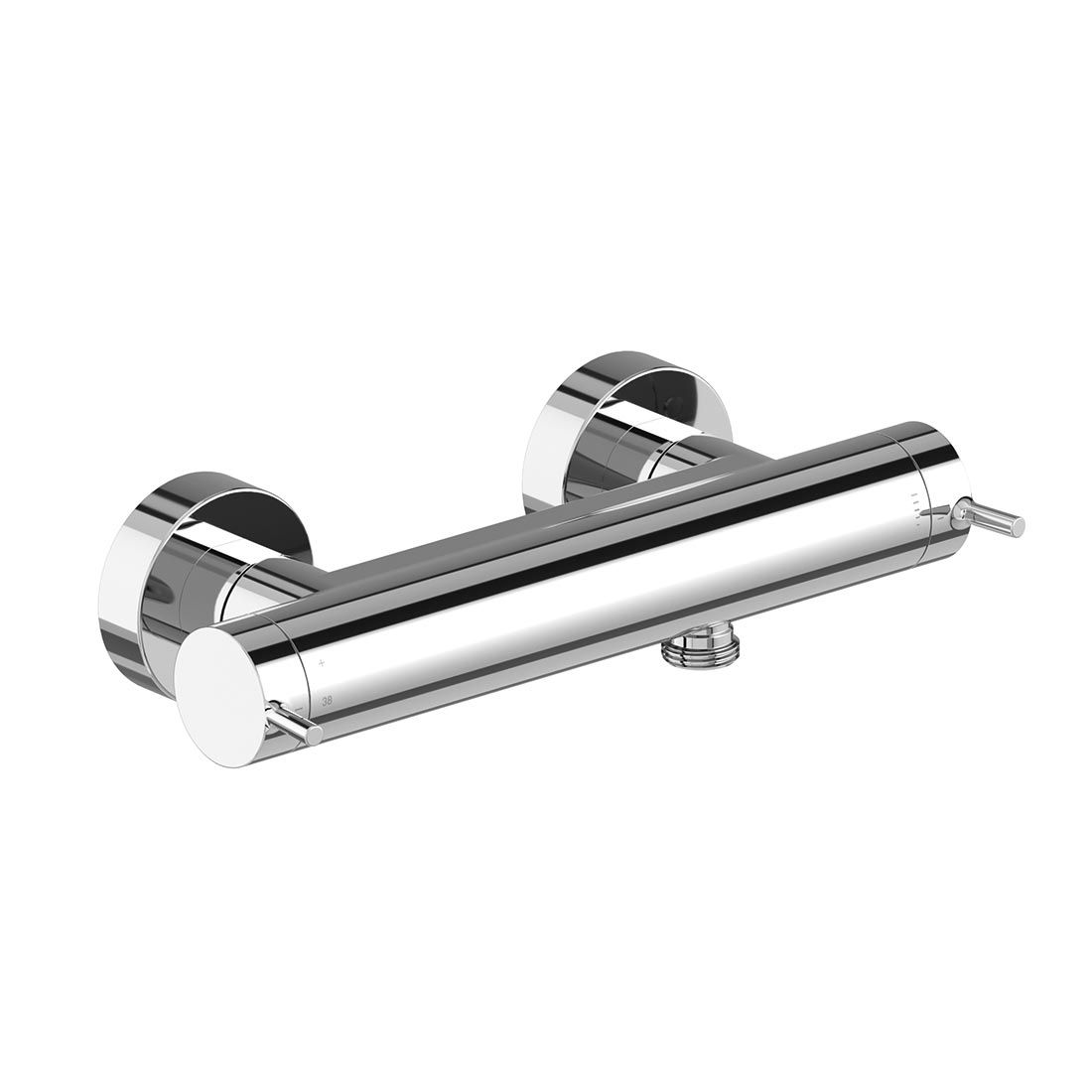 Vado Safari Lever Wall Mounted Exposed Thermostatic Shower Bar Valve w