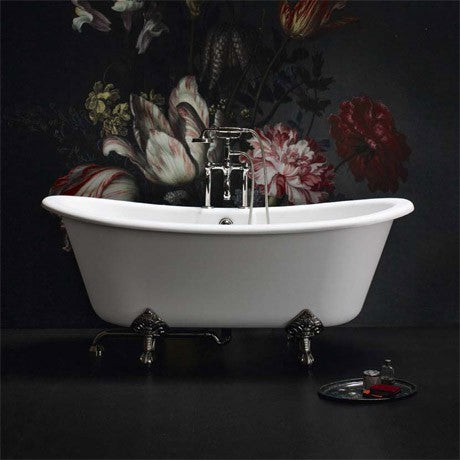 Arcade Bathrooms Vine 1690 x 800mm White Roll Top Bath – Bathdisc